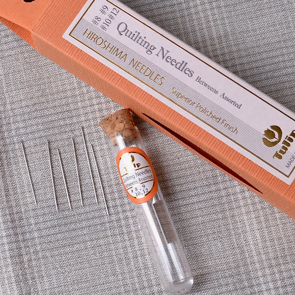 Quilting Needles #8, 9, 10, 12 - A Threaded Needle