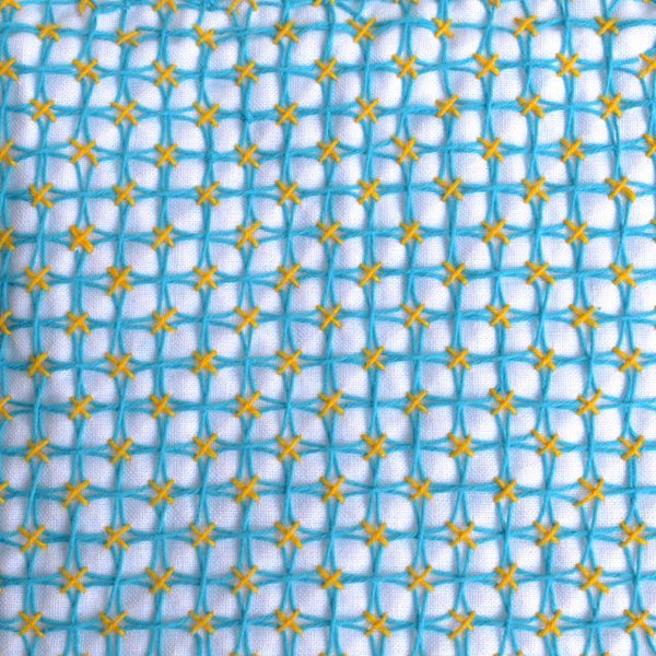 Kuguri-sashi (Weave Under Threads Sashiko) - A Threaded Needle