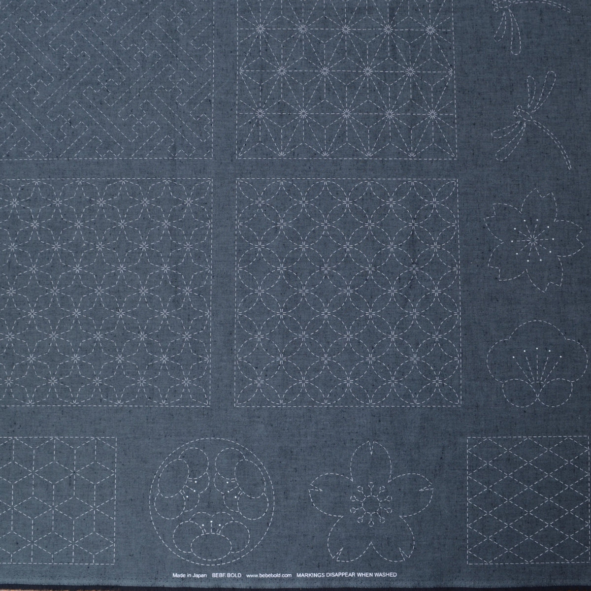 Sashiko Preprinted Panels - A Threaded Needle