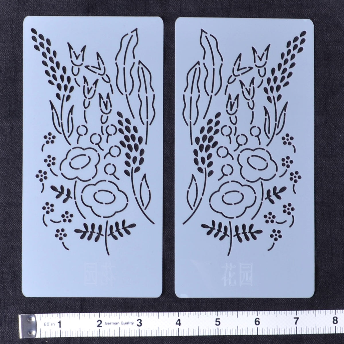 Embroidery Stencil #101 - A Threaded Needle