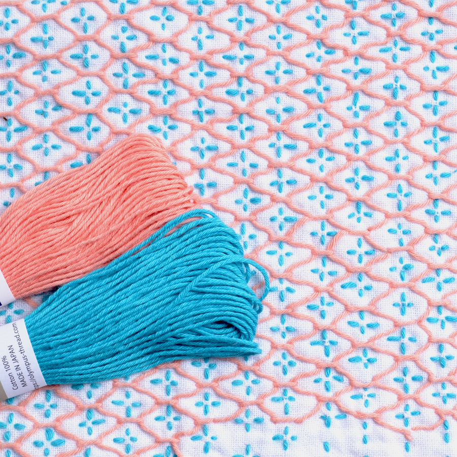 Kuguri-sashi (Weave Under Threads Sashiko) - A Threaded Needle