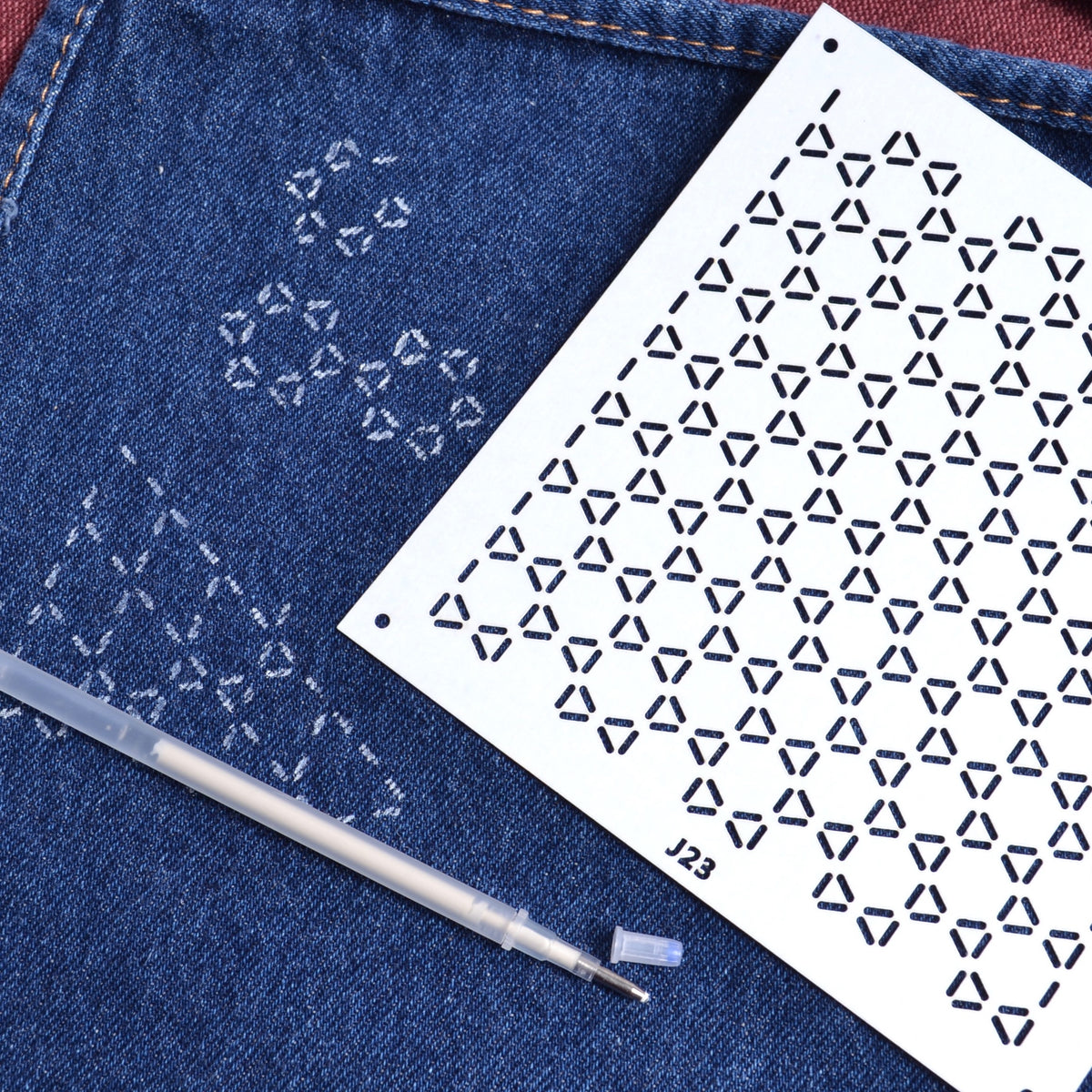 Sashiko & Mending Stencils - A Threaded Needle