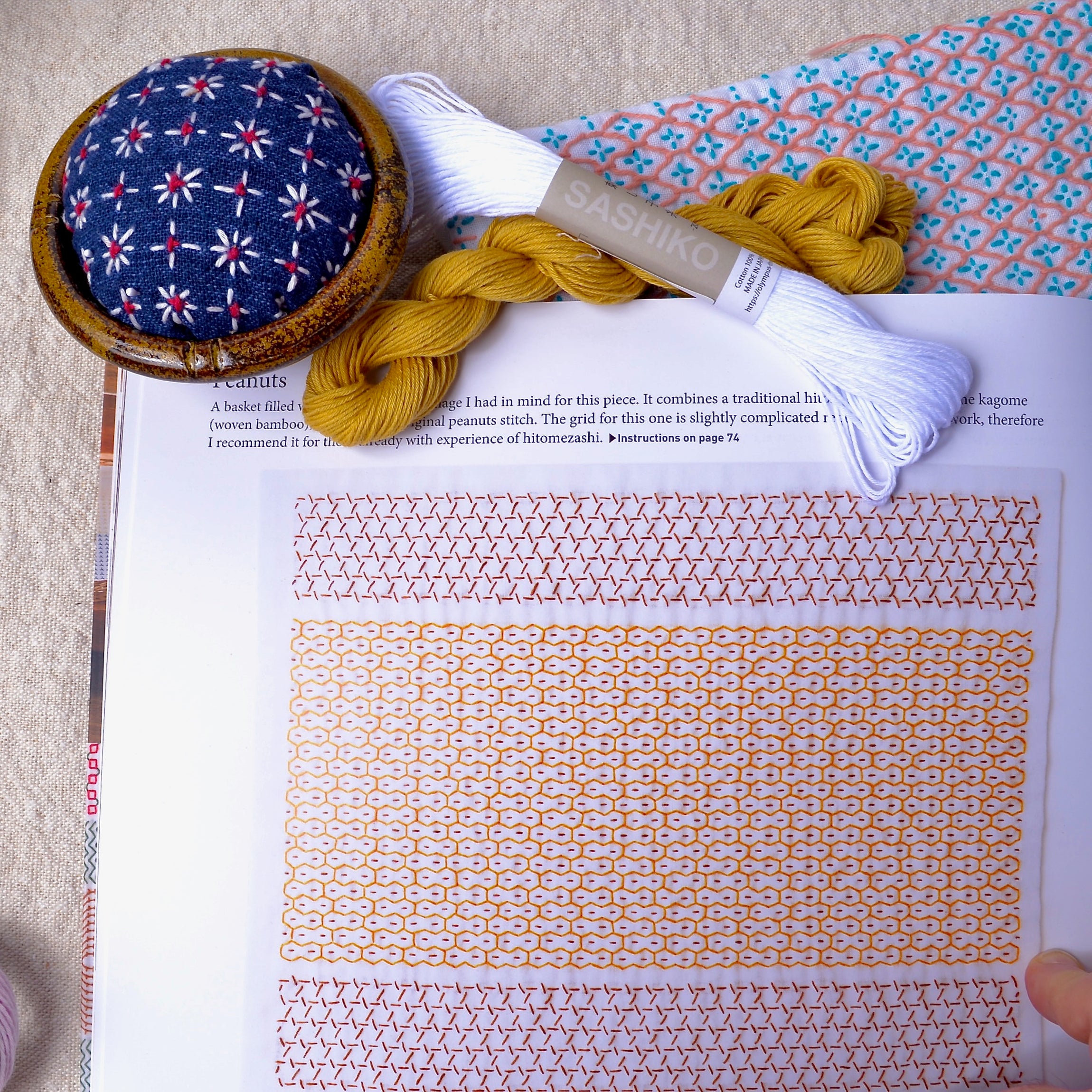 Amazing Sashiko, Modern Japanese Embroidery Designs - A Threaded Needle