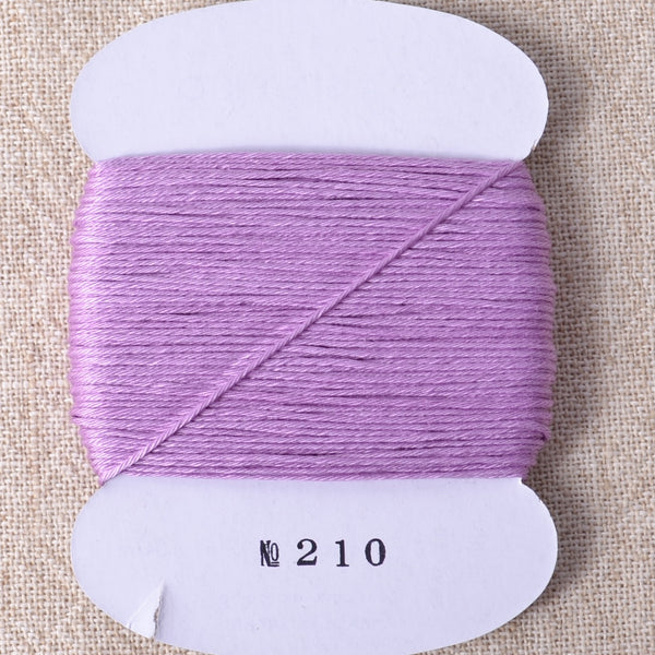 Daruma Sashiko Thread, Lilac #210 - A Threaded Needle