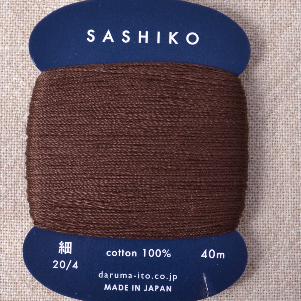 Sashiko Threads: White, Off-white, Grey, Brown & Black - A Threaded Needle