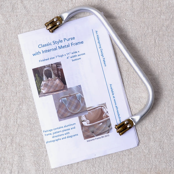 Lightweight Tubular Hinged Metal Frame with Pattern - A Threaded Needle