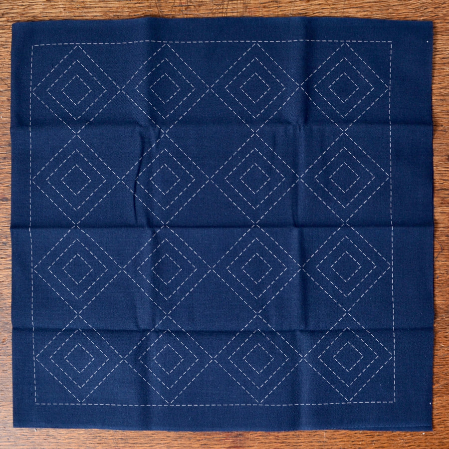 Moyo-sashi (Continuous Line Sashiko) Page 2 - A Threaded Needle