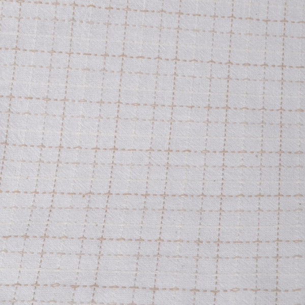 Dyed Yarn Cotton Fabric for Sewing & Quilting, White - A Threaded Needle