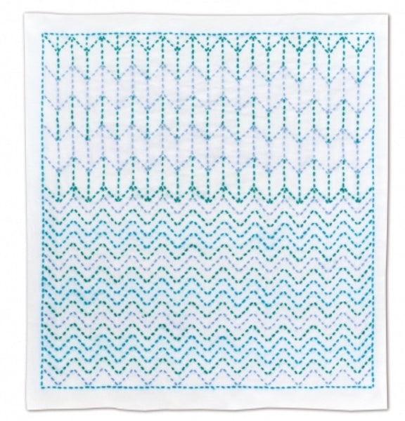 Moyo-sashi (Continuous Line Sashiko) Page 2 - A Threaded Needle