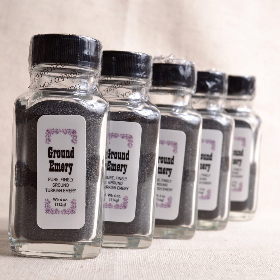 Fine Ground Emery - A Threaded Needle