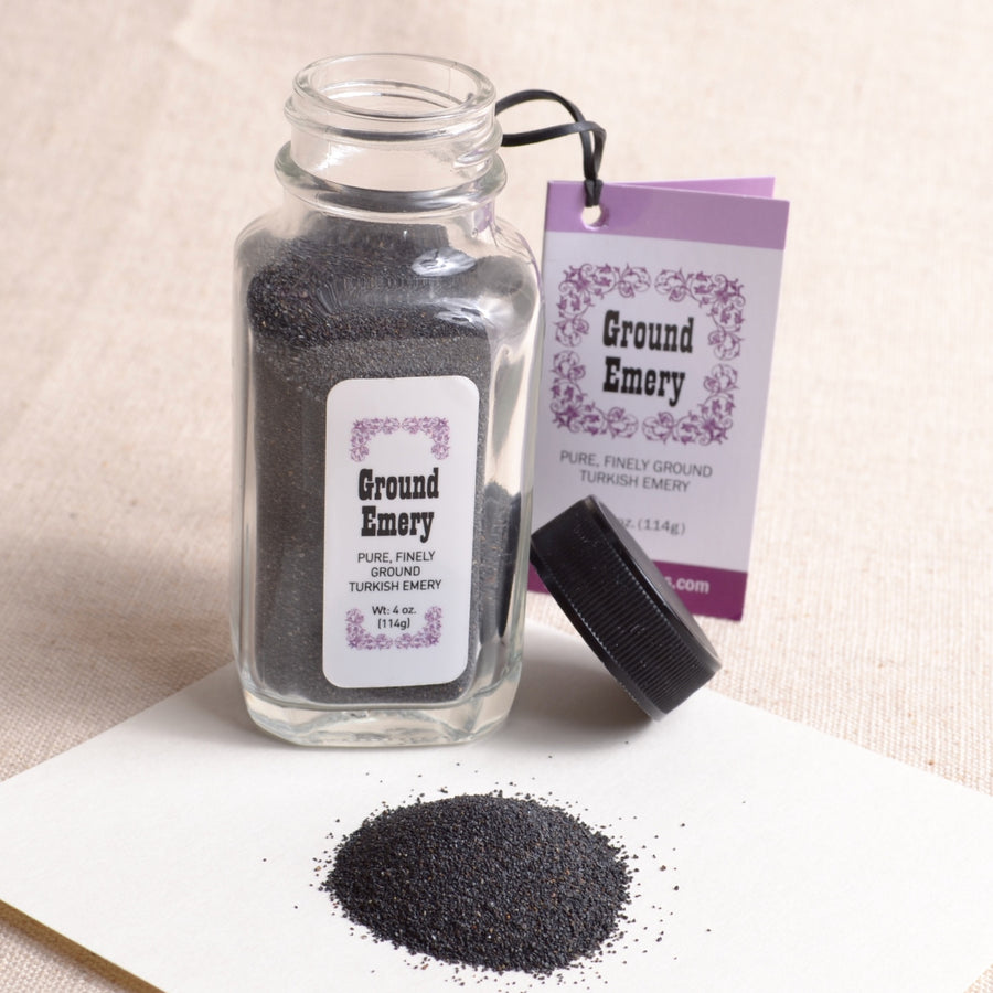 Fine Ground Emery - A Threaded Needle