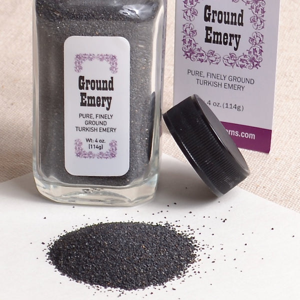 Fine Ground Emery - A Threaded Needle