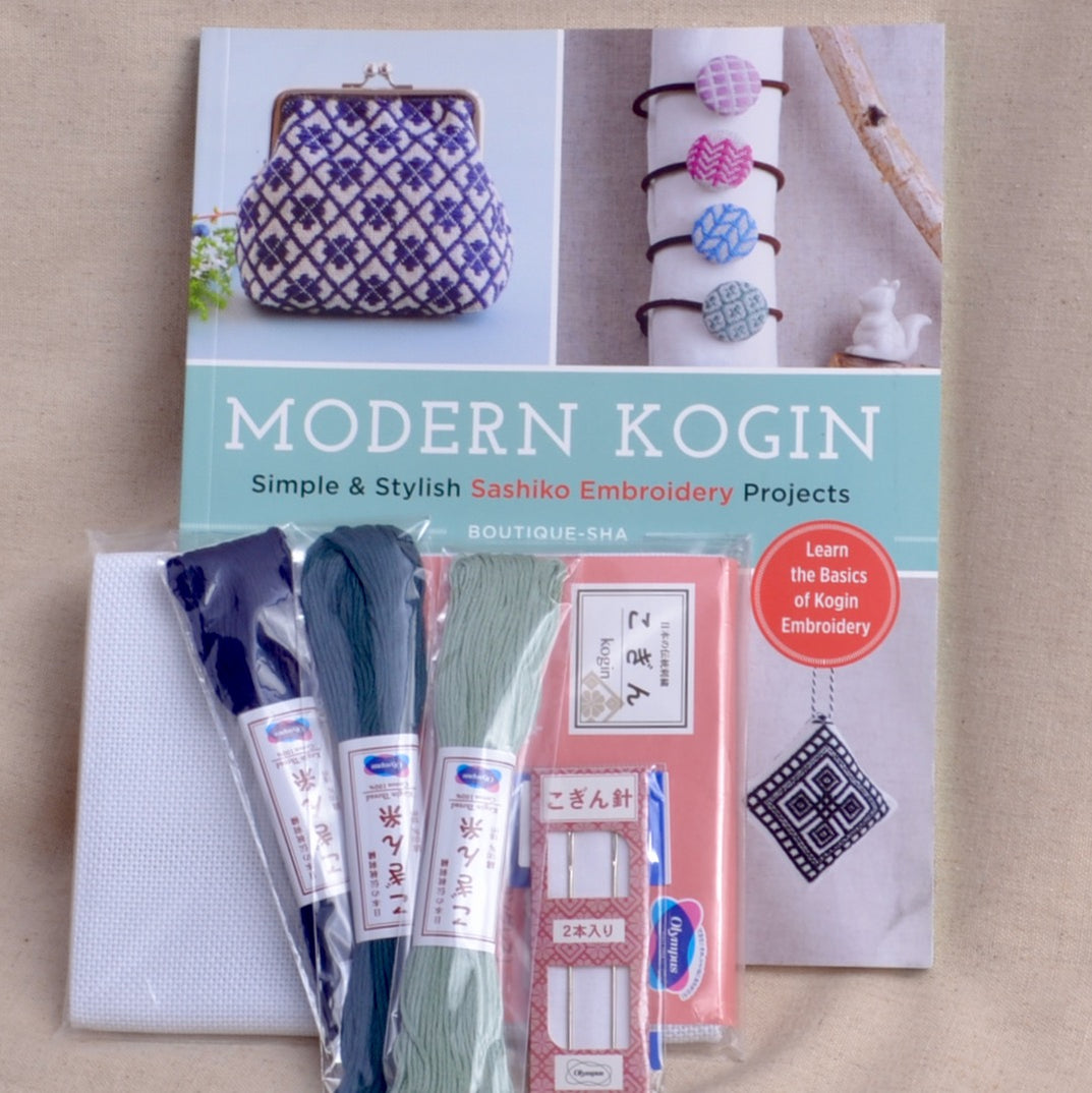 Kogin Sashiko Starter Kit - A Threaded Needle