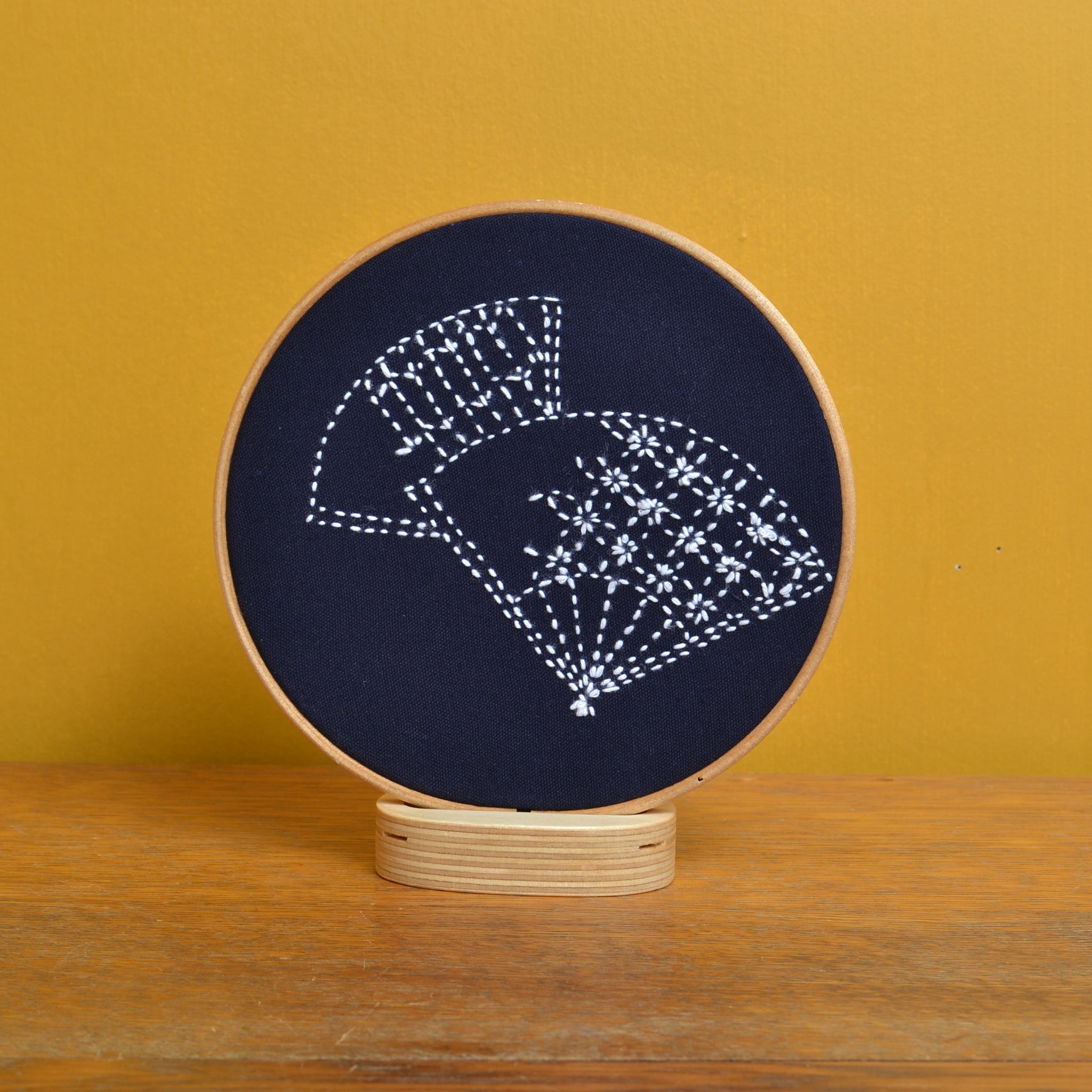 Embroidery Hoop Display Stand - A Threaded Needle