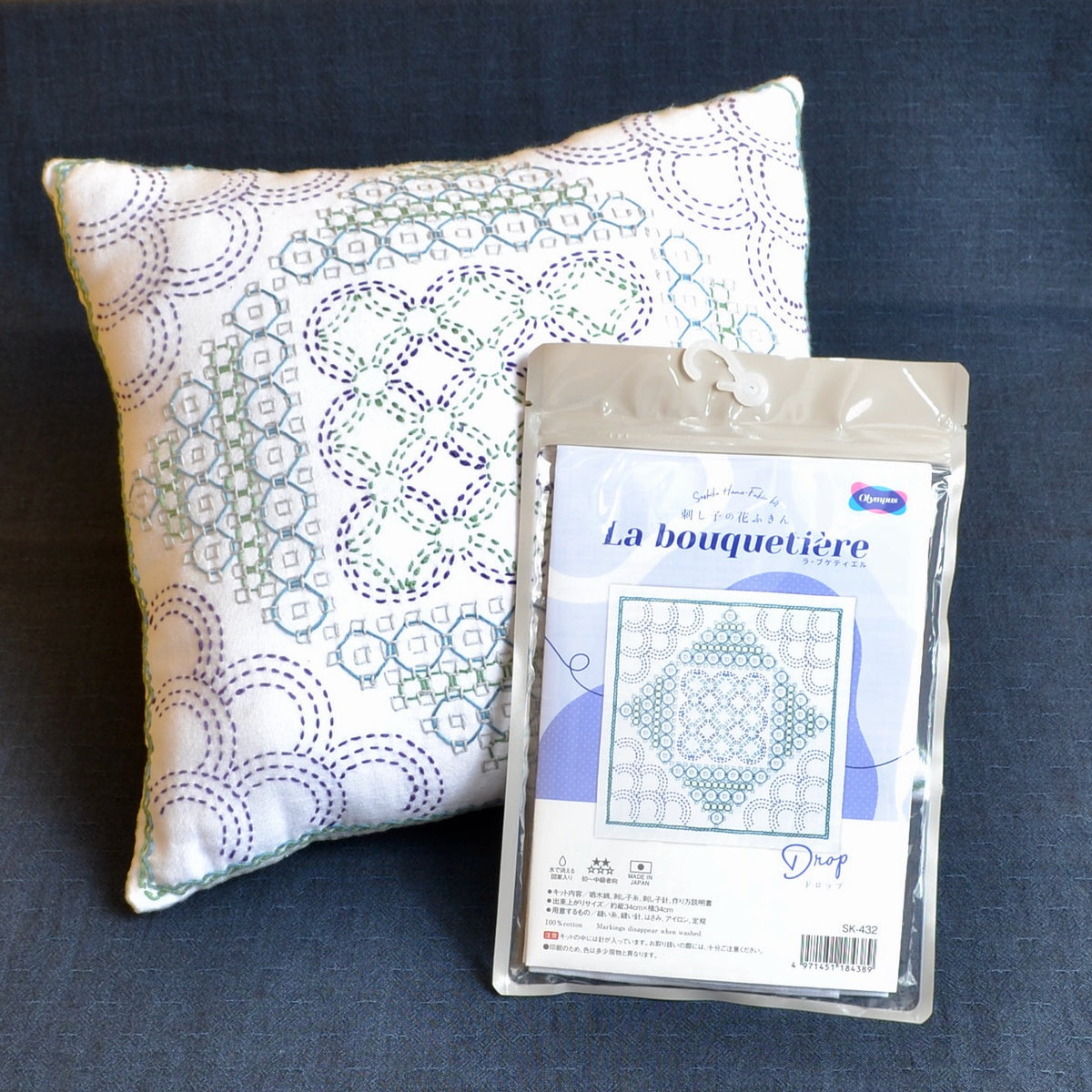 Kuguri-sashi (Weave Under Threads Sashiko) - A Threaded Needle