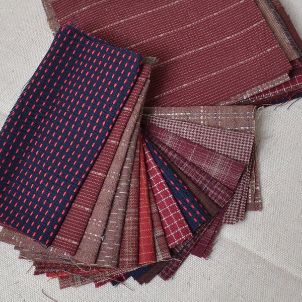 Red, Pink, & Purple Fabrics - A Threaded Needle