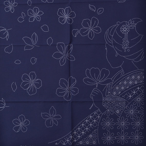 Sashiko Preprinted Panels - A Threaded Needle