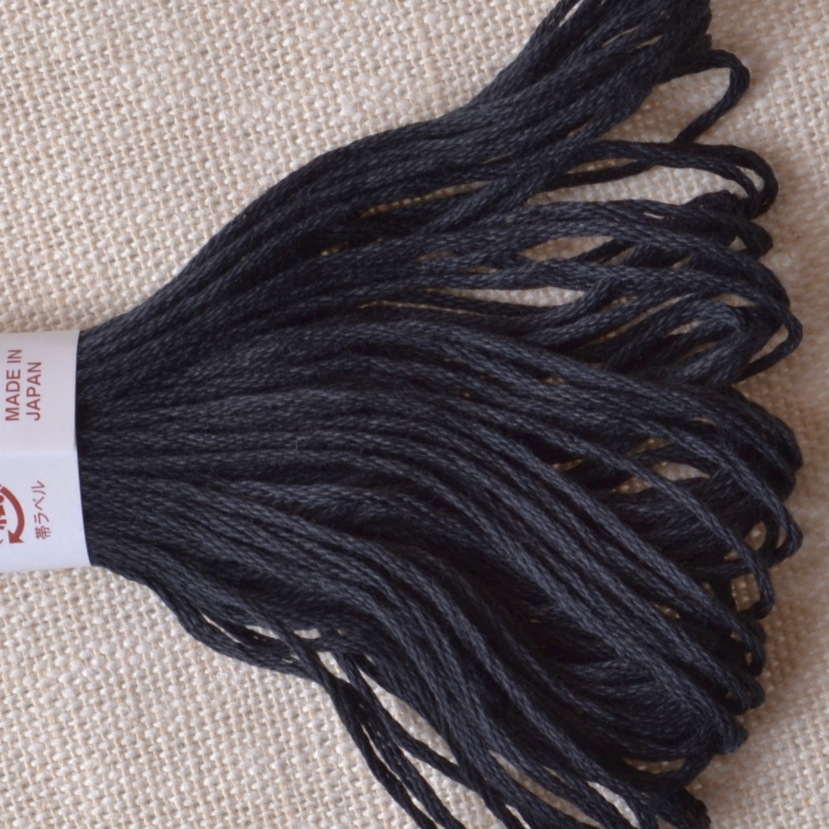Sashiko Threads: White, Off-white, Grey, Brown & Black - A Threaded Needle